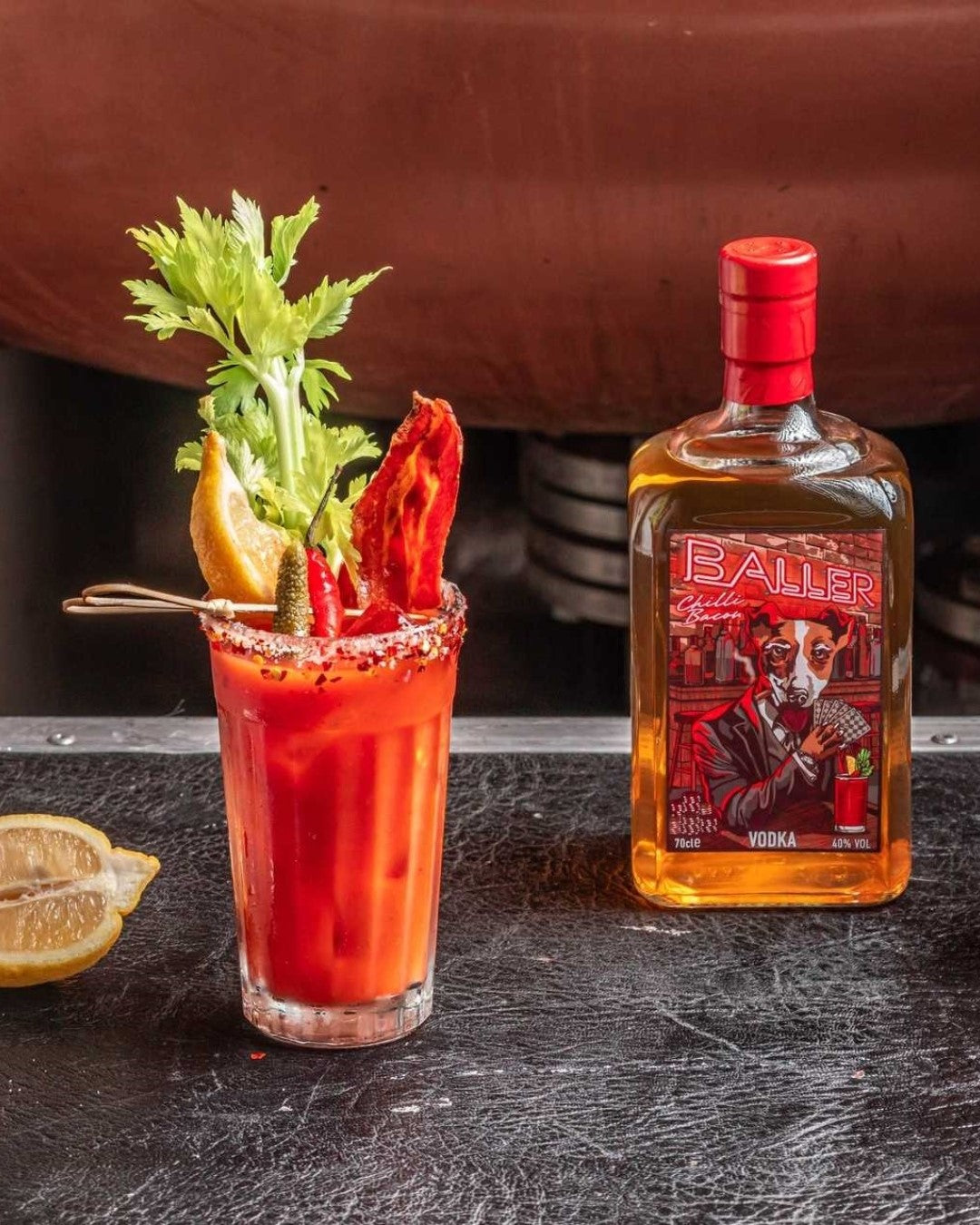Baller “Chilli Bacon” Vodka – Doghouse Distillery Shop